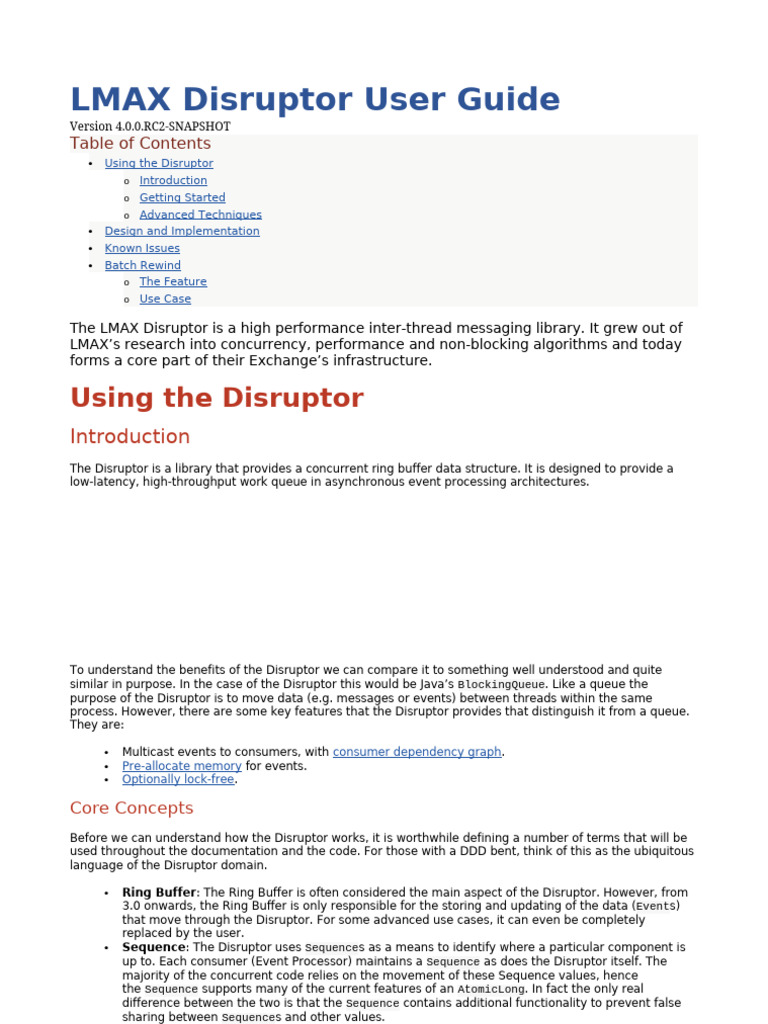 LMAX Disruptor User Guide | PDF | Cpu Cache | Central Processing Unit