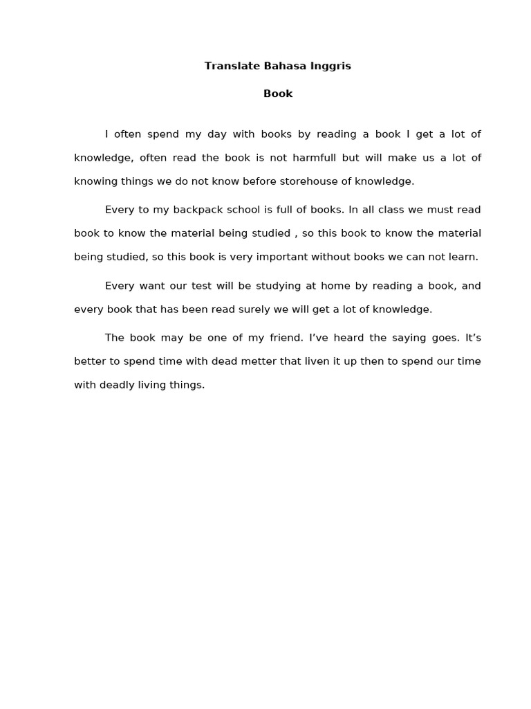 Importance of Books and Punctuality | PDF