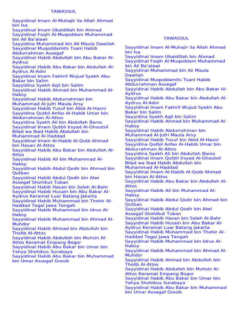 Tawassul | PDF | Ali | Abrahamic Religions