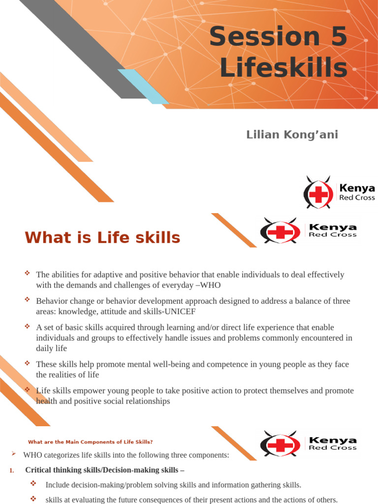Life Skills Presentation - Mentors Training | PDF | Self Awareness ...