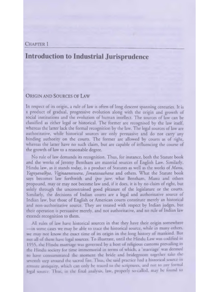 History of Labour Law | PDF