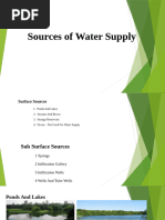 Sources of Water | PDF | Water | Reservoir