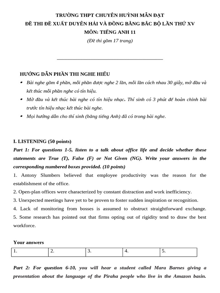 Hmd Ta11 de Xuat Dhbb 2024 | PDF | Taste | Science