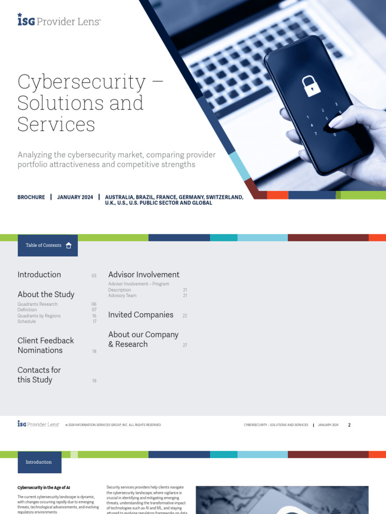 Cybersecurity-2024 Global Brochure | PDF | Security | Computer Security
