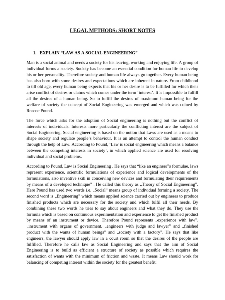 Legal Method Short Note 2 | PDF | Precedent | Sanctions (Law)