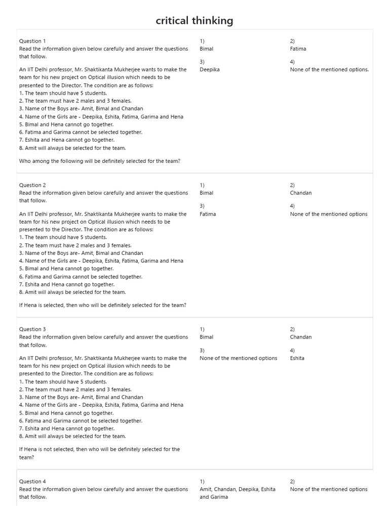 Critical Thinking Pdf First Language Blue