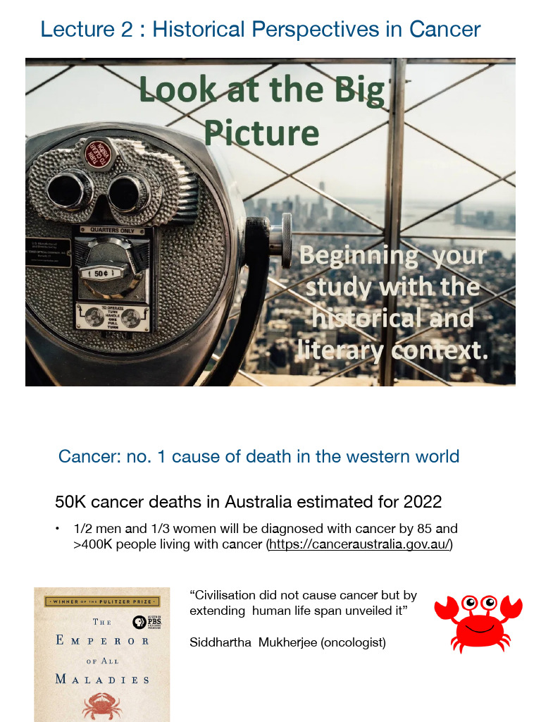 Historical Perspectives on Cancer | PDF | Cancer | Breast Cancer