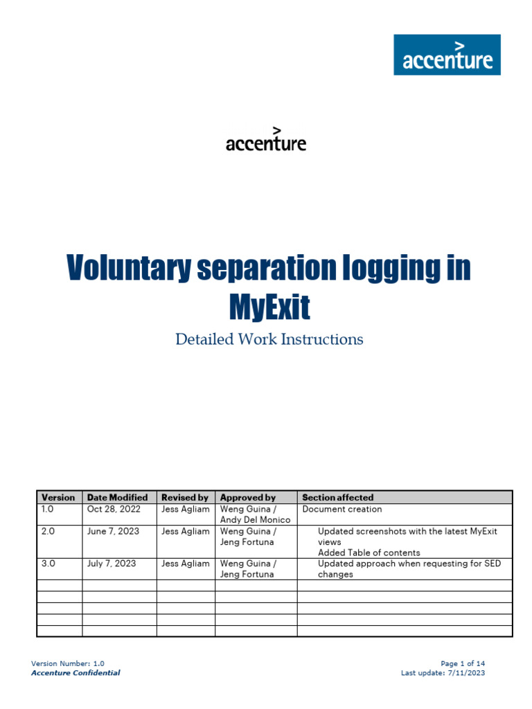 MyExit Voluntary Separation Guide | PDF | Employment