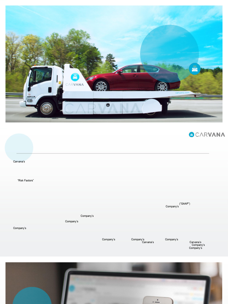 Carvana pp | PDF | Risk | Car Dealership
