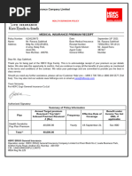Star Health Insurance-Receipt | PDF | Insurance | Financial Services