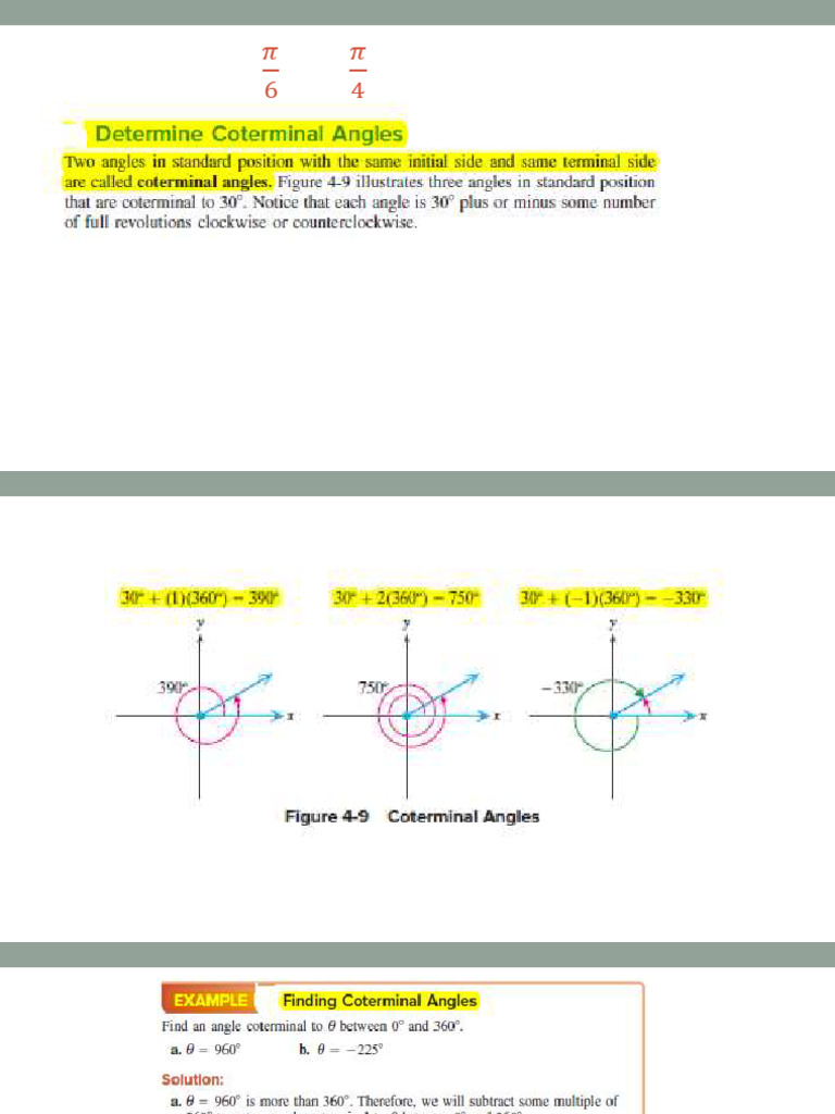 Unit 1 Chapter 1 Lesson 5 | PDF | Trigonometric Functions | Angle