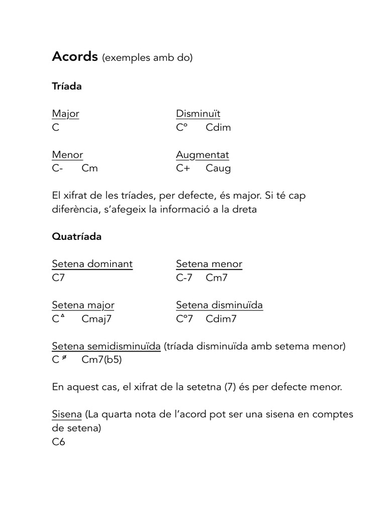 Acords 1 | PDF