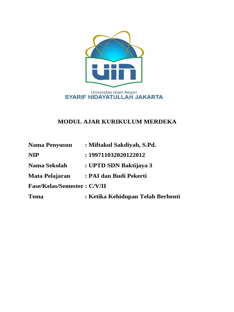 Modul Ajar DBL | PDF
