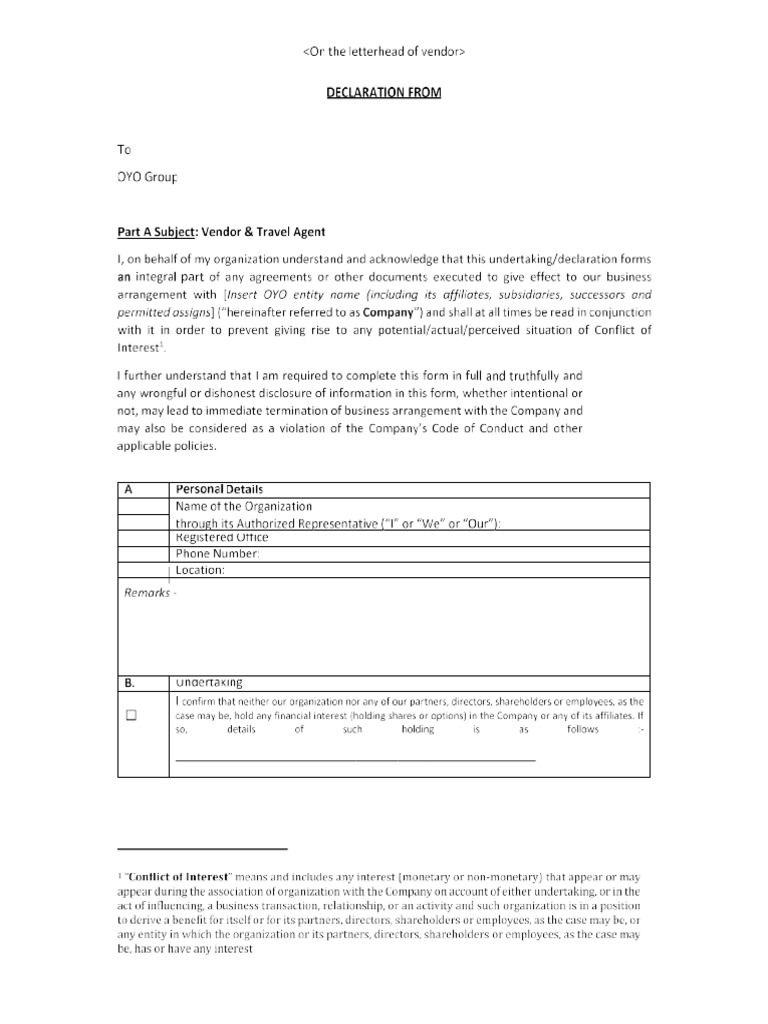 Vendor Declaration forms (1) (1) (11) | PDF