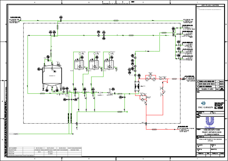 652931-DR-PID-KC3001 - Rev2 CIP SKID | PDF