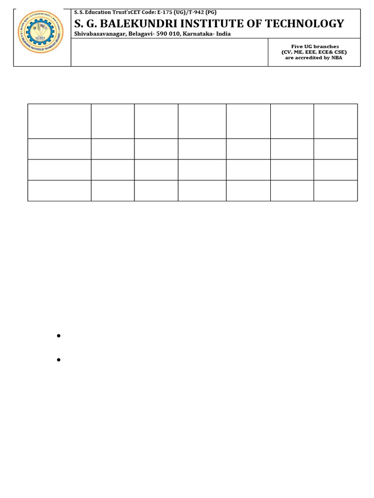 Lab Time Table | PDF