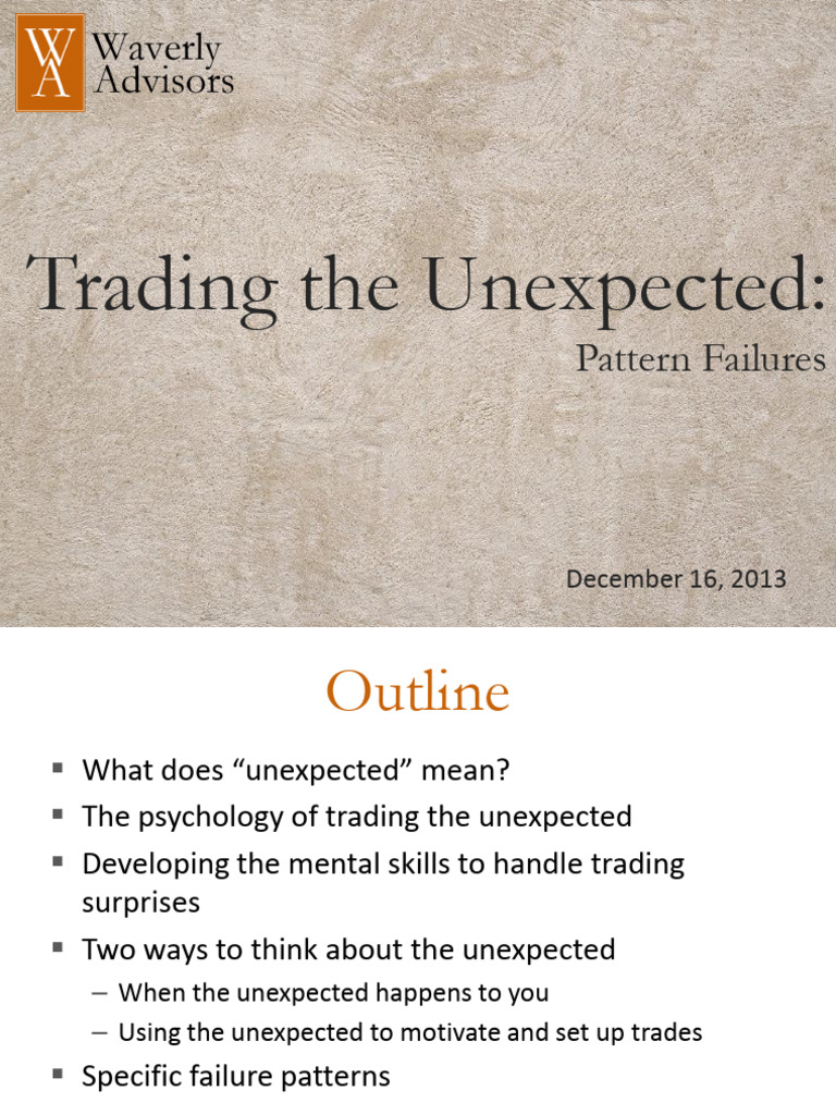 WB 1857 Trading The Unexpected | PDF | Stocks | Option (Finance)