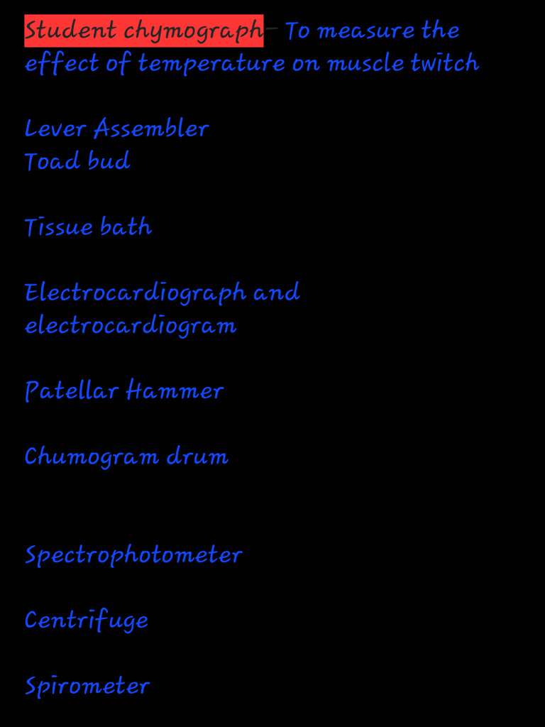 Physiology Practical | PDF