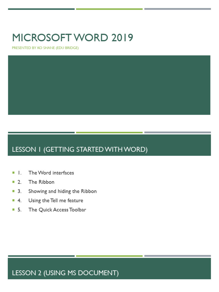 Microsoft Word Basic To Advanced | PDF | Microsoft Word | Graphic Design