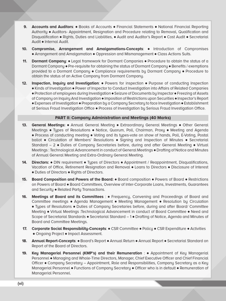 Book - Company Law & Practices-6 | PDF | Audit | Financial Statement