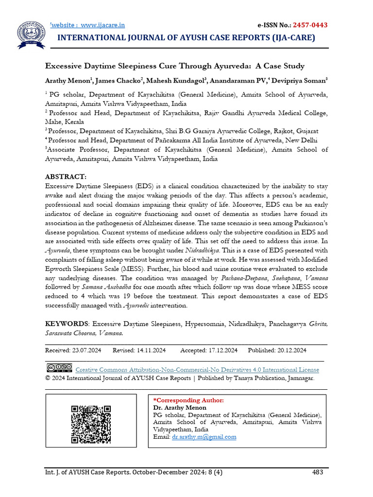 659-Article Text-2922-1-10-20250106 | PDF | Ayurveda | Medicine