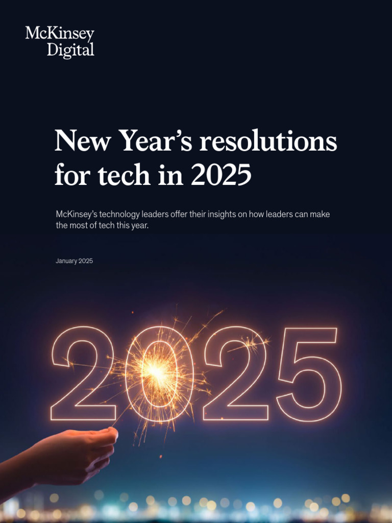 New Years Resolutions For Tech in 2025 | PDF | Artificial Intelligence ...