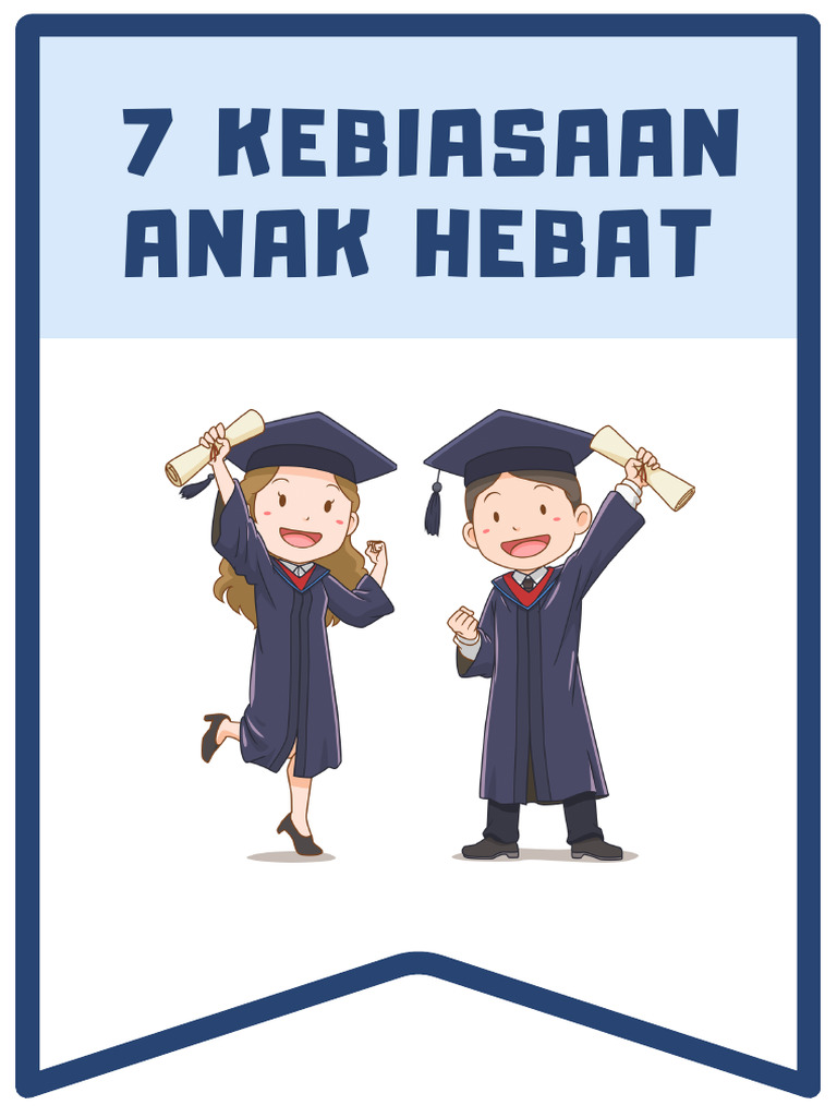 Tujuh Kebiasaan Hebat Anak Indonesia Bendera Bunting Biru Hijau Putih ...