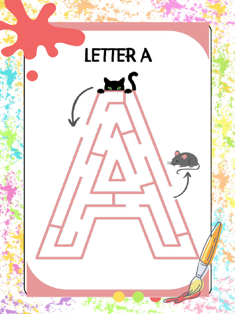 A-Z Maze (Kindergarten) | PDF