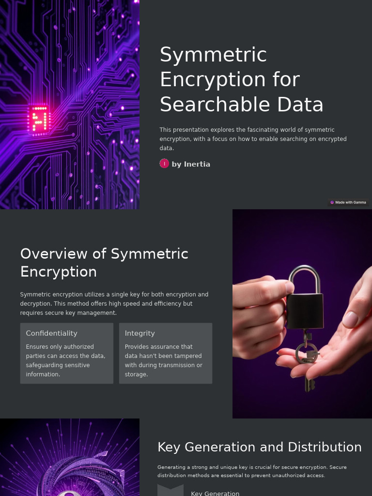 Searchable Symmetric Encryption Guide | PDF | Encryption | Key ...
