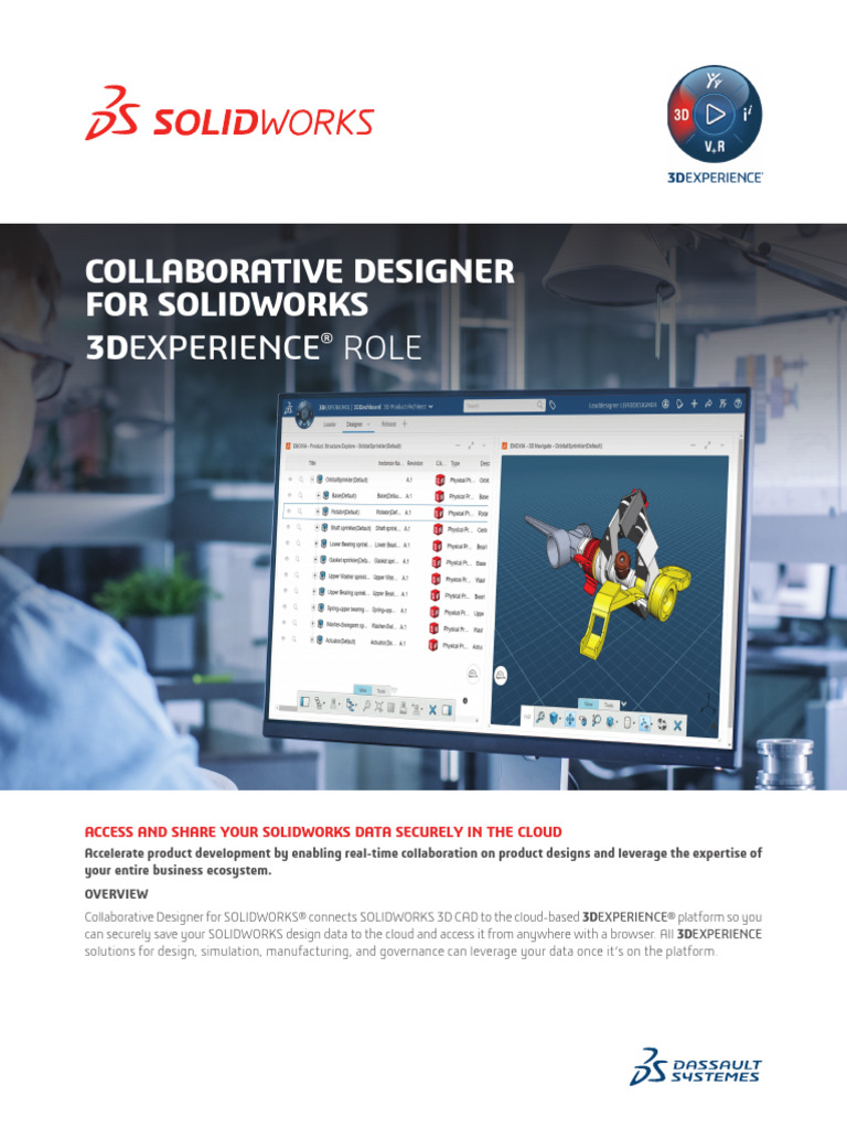 3DX Collaborative Designer For SOLIDWORKS | PDF | Computing | Information Technology
