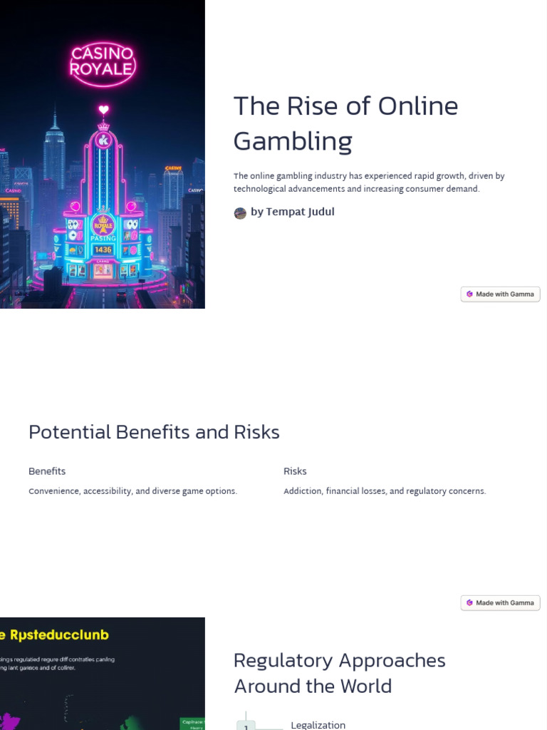 The Rise of Online Gambling | PDF