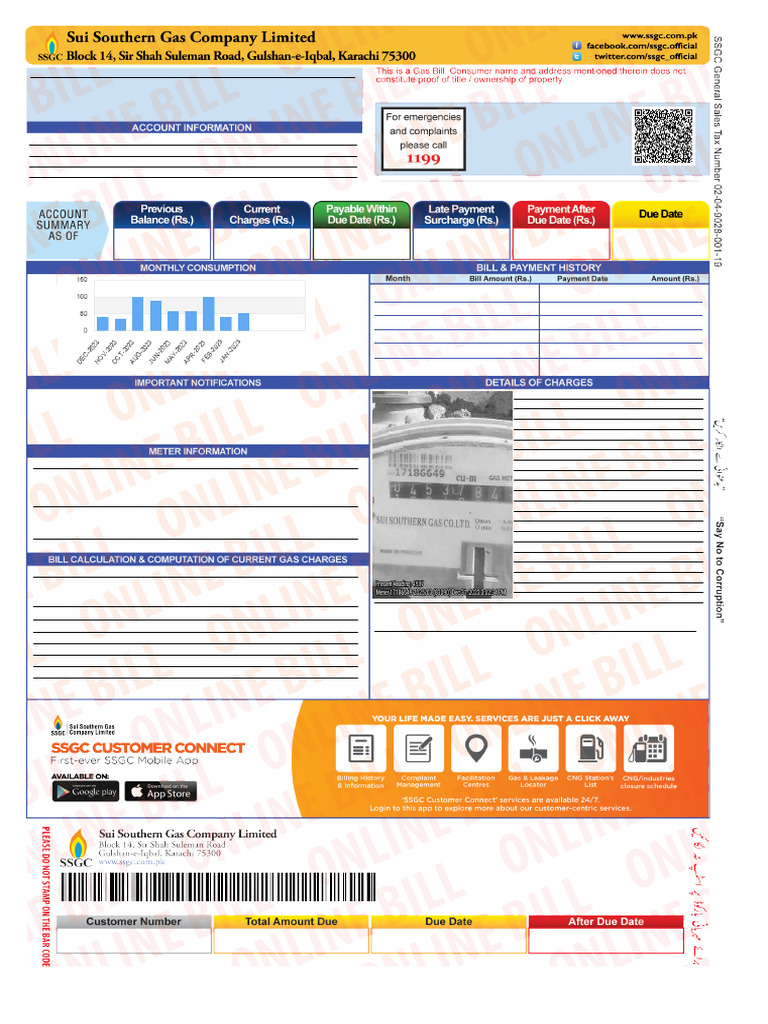 Gasbill - 0539914145 - 202312 - 20240118140638 2 | PDF | Economies | Payments