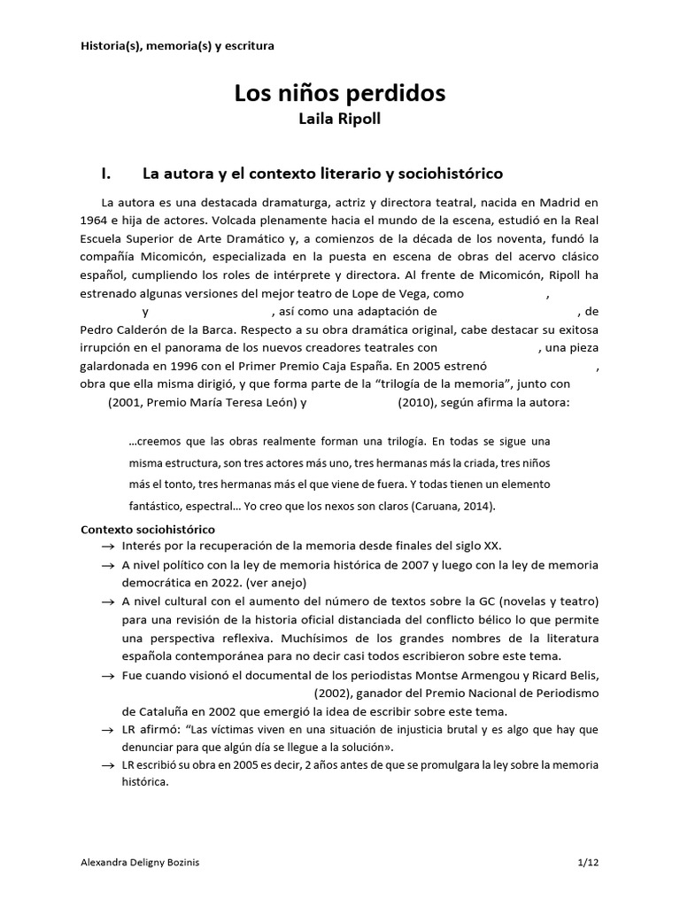 Espagnol Los Ninos Perdidos | PDF | España franquista | Francisco franco