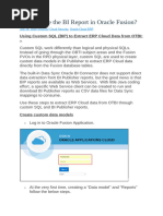 BIP Reports in Oracle Cloud | PDF