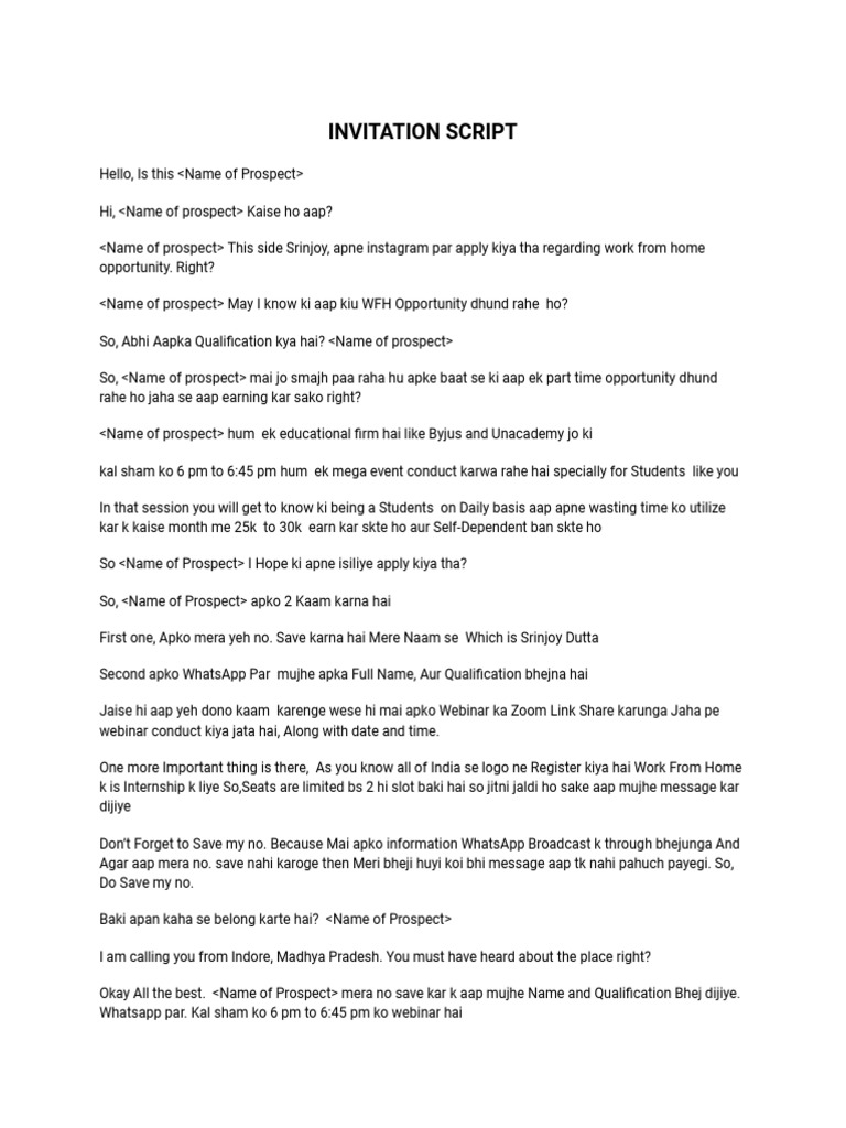 Lead Mastery Complete Script | PDF