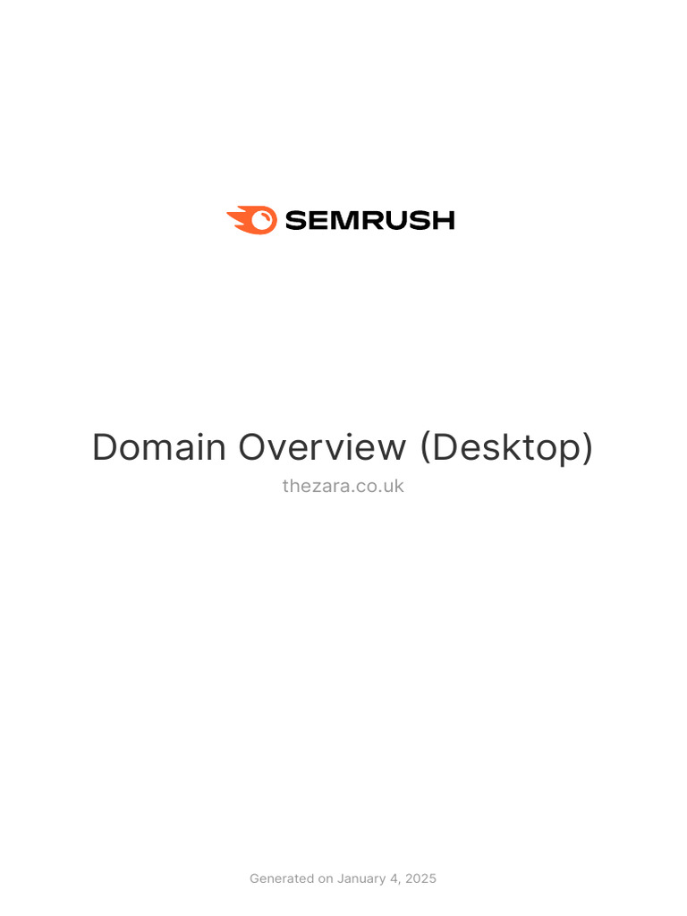 Semrush-Domain Overview | PDF | Aggregation Websites | World Wide Web