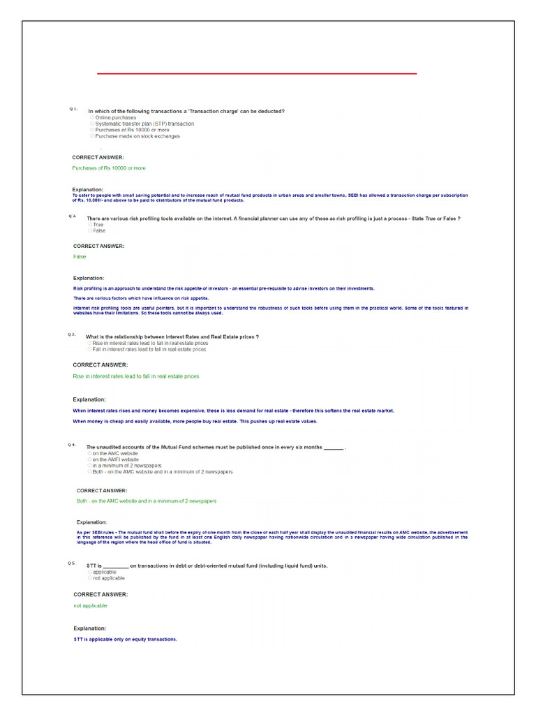 NiSM VA Mock Test-4 | PDF