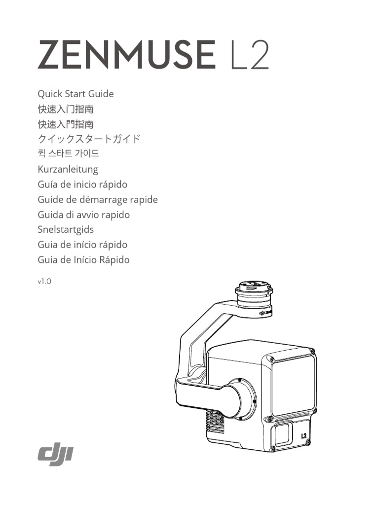 Zenmuse L2 Quick Start Guide | PDF | Lidar | Camera