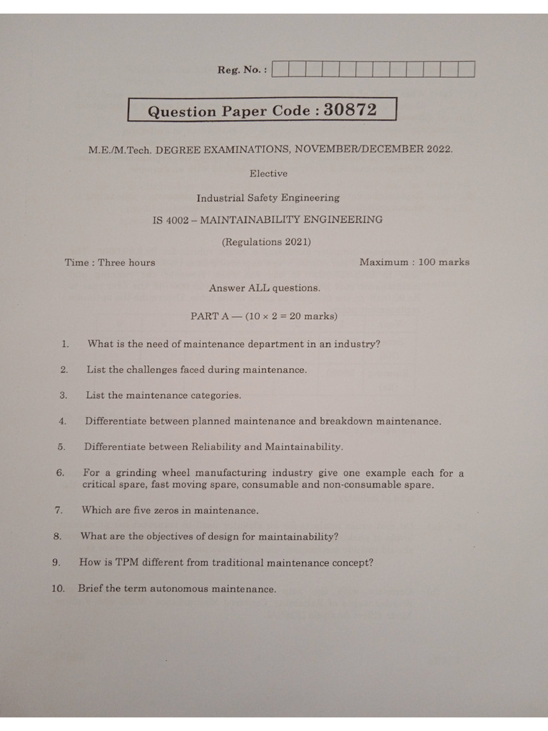 Maintainability Engineering | PDF