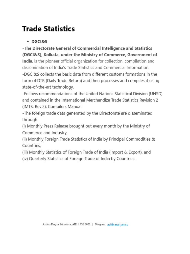 India's Trade Data Insights | PDF | Customs | Economies