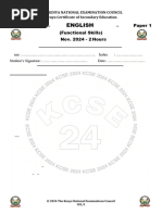 2020 KCSE Computer Studies Paper 2 | PDF