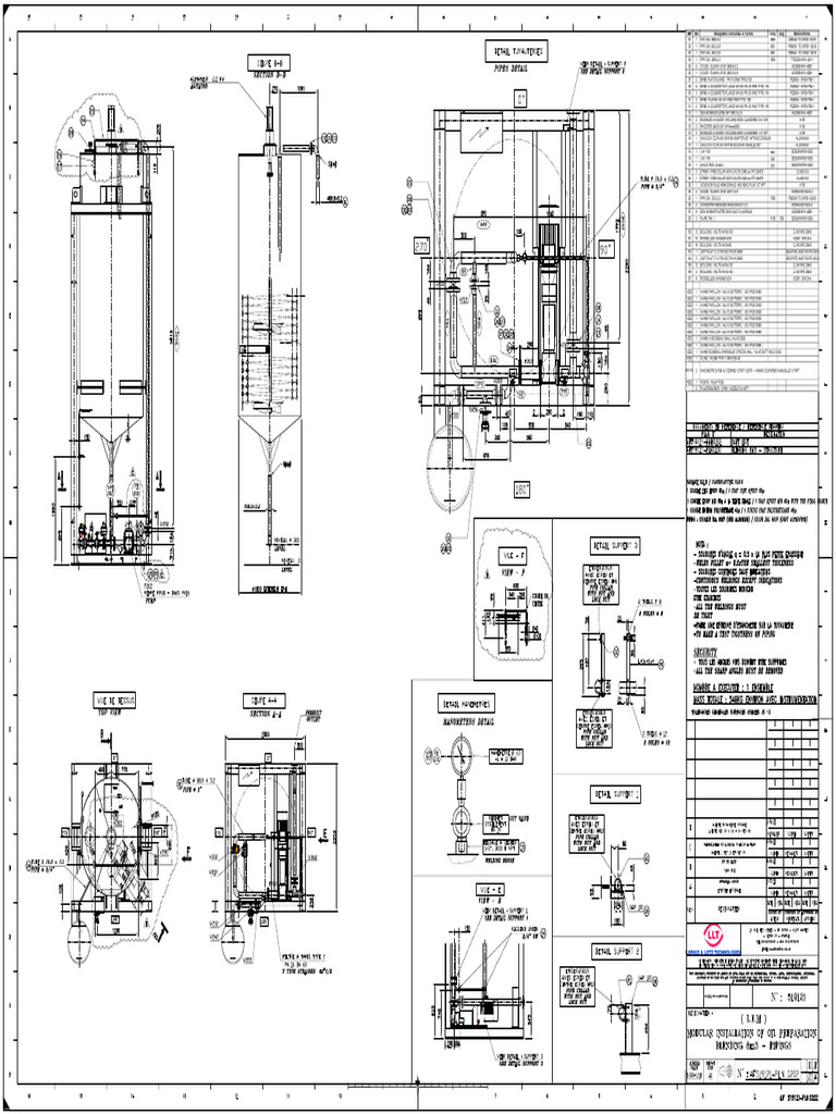 PLN 0202 Blending 8M3 Pipings Rev D | PDF