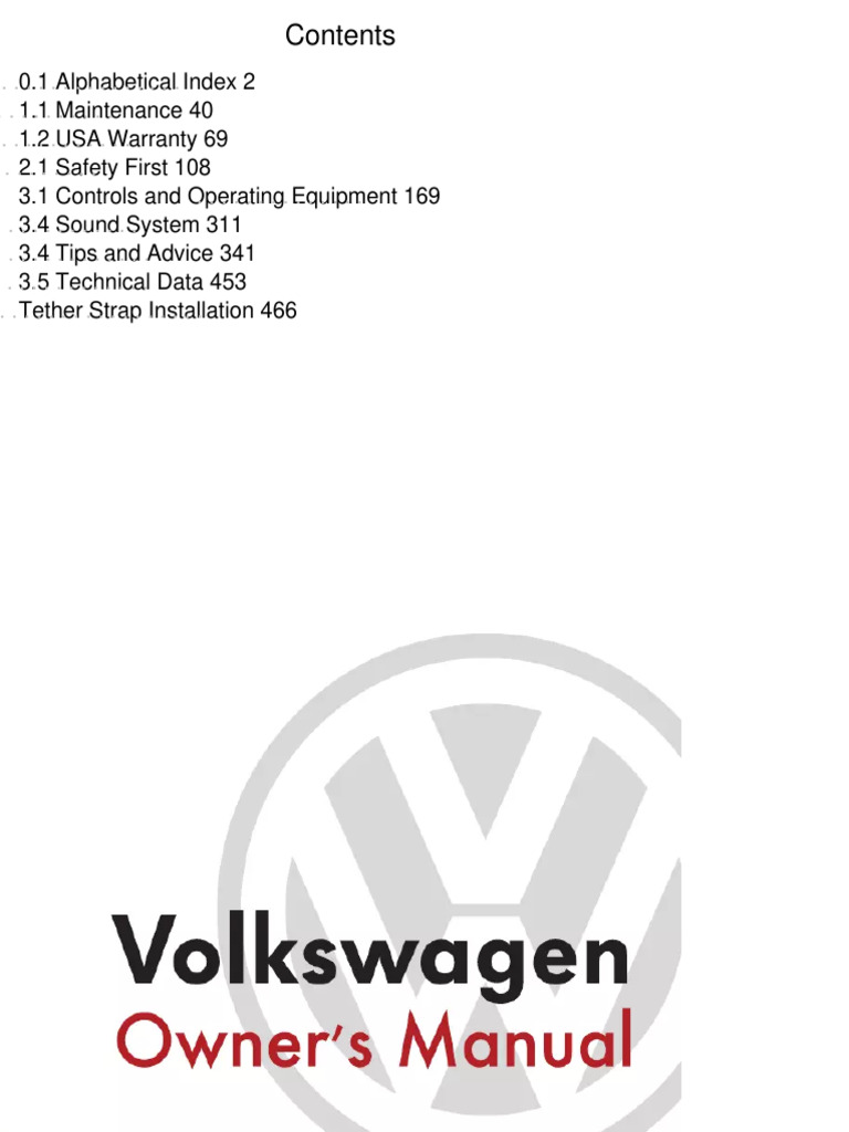 Manual de Usuario Volkswagen Jetta (2004) (467 Páginas) Mil Ocho Mil | PDF