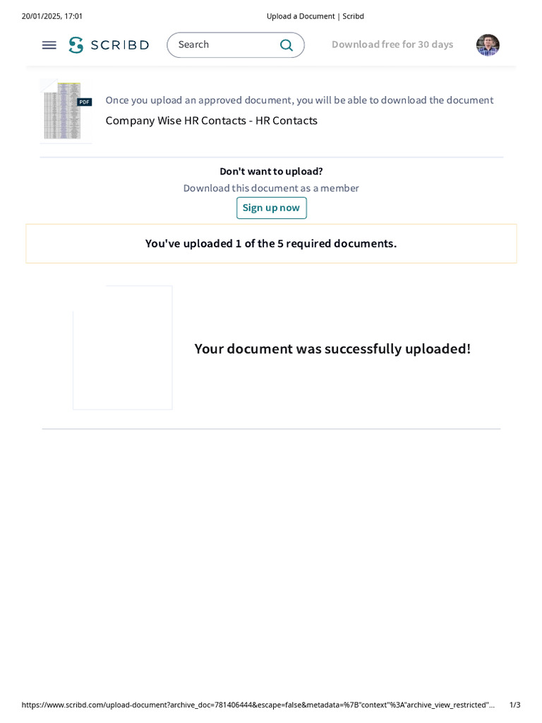 Upload A Document - Scribd - 3 | PDF | Scribd | Software