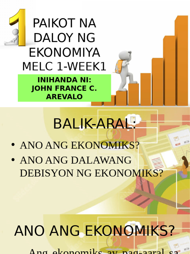 G9 AP Q3 Week 1 2 Paikot Na Daloy NG Ekonomiya | PDF