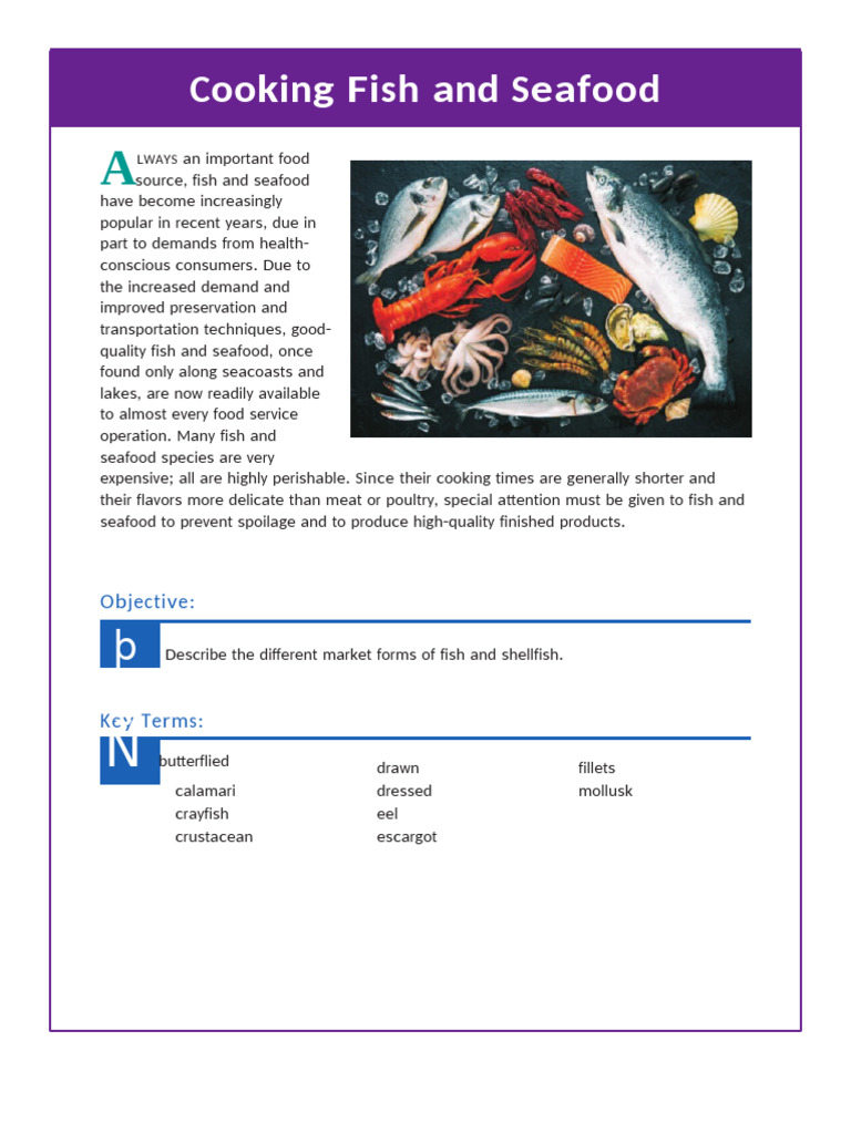 Grade 10 Tle 3rd Quarter Lesson Preparing Seafood Dishes and Deboning ...
