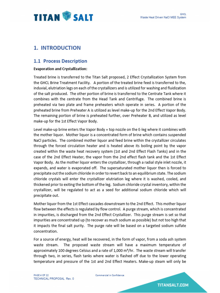 VACUUM SALT PROCESS DESCRIPTION (2) | PDF | Crystallization | Clothes Dryer