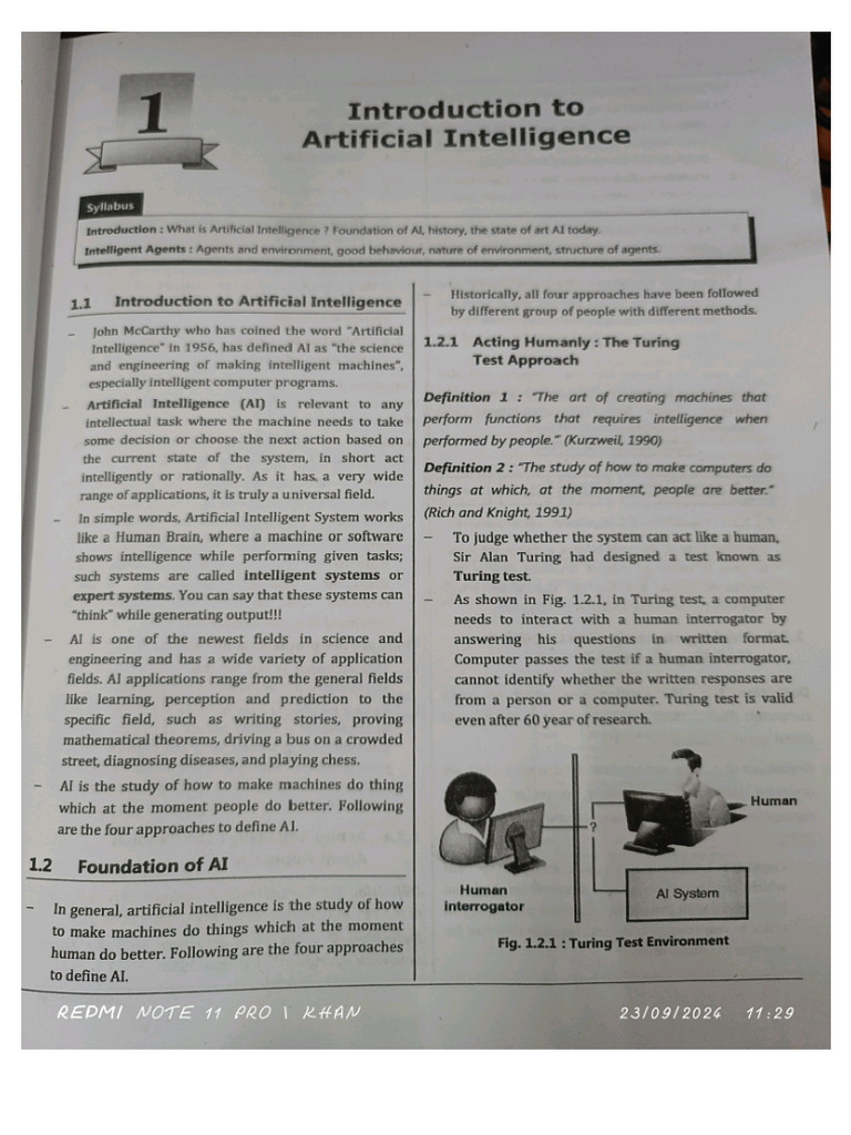 Unit 1 Artificial Intelligence And Applications Pdf