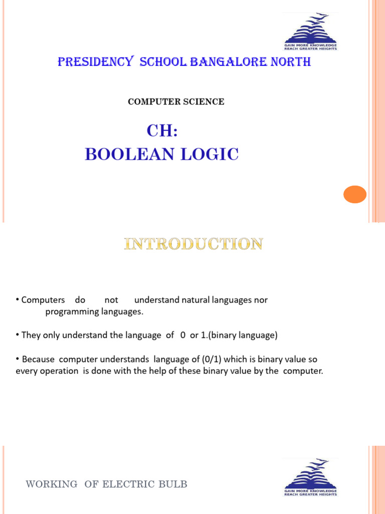 boolean logic | PDF | Boolean Algebra | Teaching Mathematics boolean logic | PDF | Boolean Algebra | Teaching Mathematics