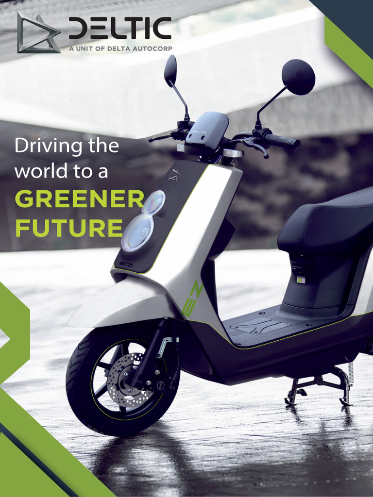 Deltic - Brochure - Electric Scooter Jan 2021 | PDF